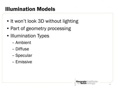 ppt lecture 5 3d rendering pipeline ii powerpoint presentation