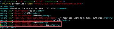 cómo activar el modo debugger en oracle rest data services ords