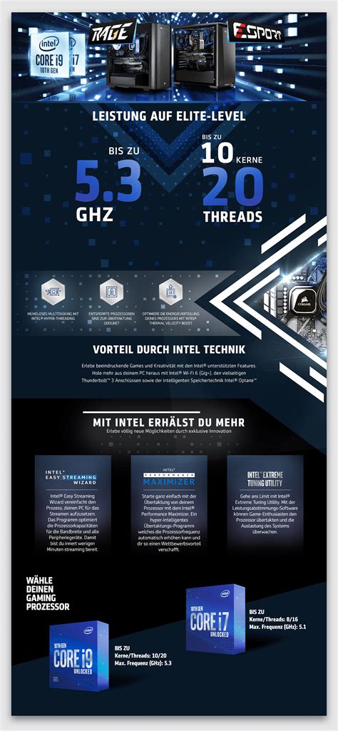 Intel 10th Geneneration Launch Behance