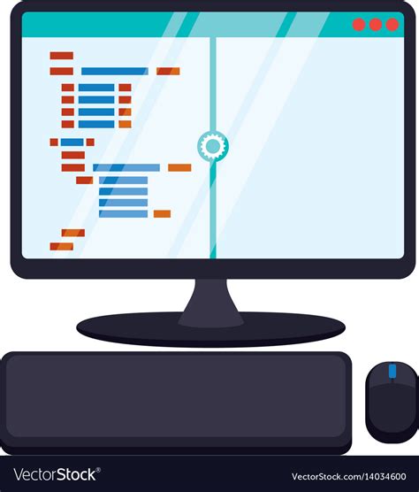 Html Programming Code Royalty Free Vector Image