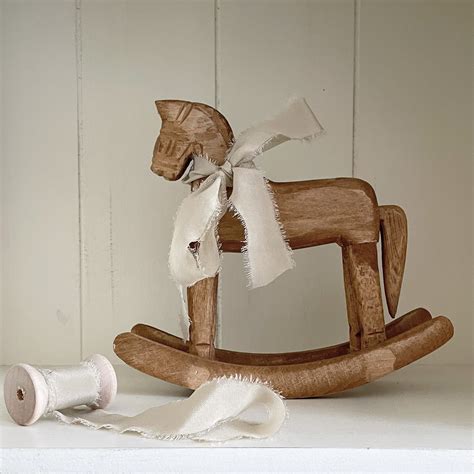 우드흔들목마실크리본포함