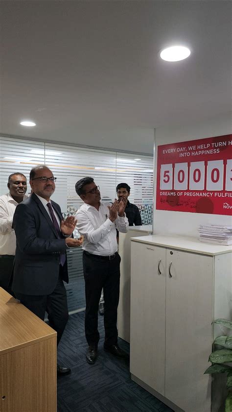 Nagarjun K On Linkedin Nova Ivf Fertility Celebrates 50000 Happy