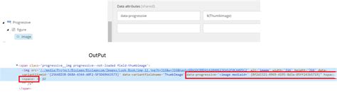 Sxa Image Field Not Rendering The Url In A Data Attribute In Rendering Variant Sitecore