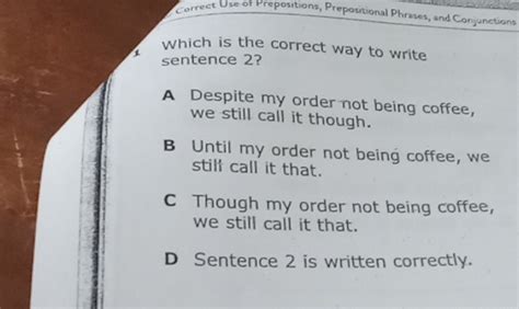 Solved Correct Use Of Prepositions Prepositional Phrases And