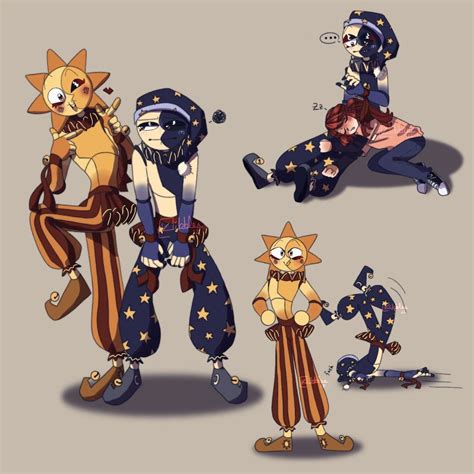 Sun Moon Moon Sketches Sun And Moon Drawings Fnaf Comics Fnaf Characters Fnaf Drawings Big