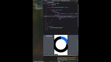 Custom Circular Progress View In Swiftui Youtube