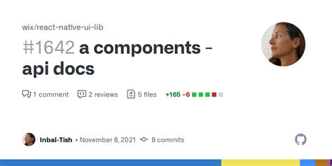 A Components Api Docs By Inbal Tish · Pull Request 1642 · Wixreact