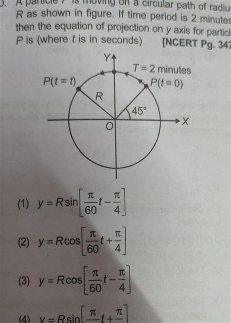 [answered] A Circular Path Of Radius R As Shown In Figure If Time Kunduz