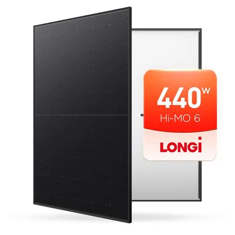 Longi Solar Hi Mo LR HTB Explorer W W W HPBC Solar Cell All Black Solar Panel