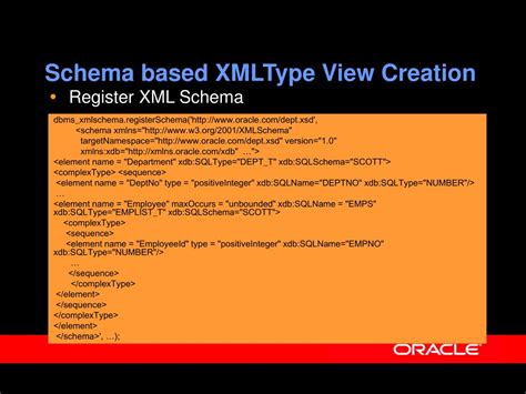 PPT Oracle XDB Release 9iR2 Publishing XML And XMLType Views