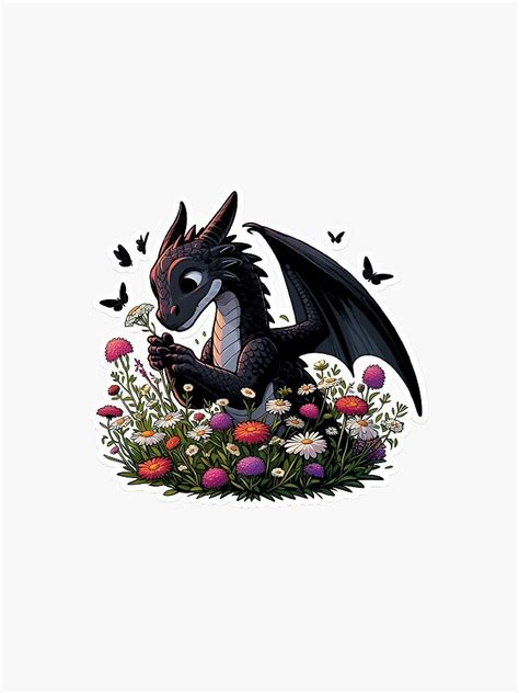 Abraxos Smelling Wildflowers Throne Of Glass Inspired Sticker For