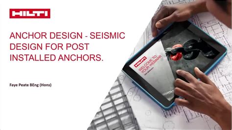 Anchor Design Seismic Design For Post Installed Anchors En