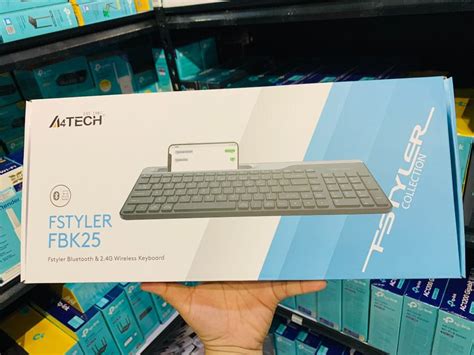 A4tech Fbk25 Fstyler Bluetooth And 2 4g Wireless Keyboard Black Computers And Tech Parts