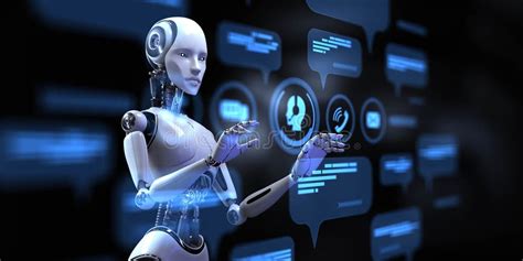 Ai Chatbot And Natural Language Processing Technology Concept