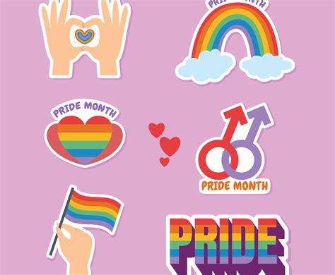 Pride Month Sticker Set Design