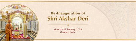 Re Inauguration Of Shri Akshar Deri