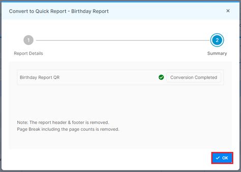 How To Use Quick Report Conversion Bromcom Documentation Centre