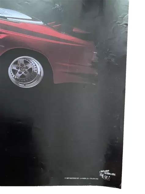 1987 Guccione Ent Body Language Model Dona Spier 6014 Orig Poster 35