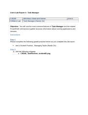 CIS245 U4 LabReport4 Docx Unit 4 Lab Report 4 Task Manager CIS245 VMWare Lab Windows Client