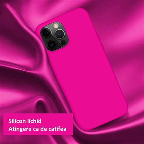 Iphone Pro Max Hot Pink Liquid Silicone Ultra Slim