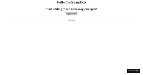 Semantic Loader Example Codesandbox Semantic Loader Example Codesandbox