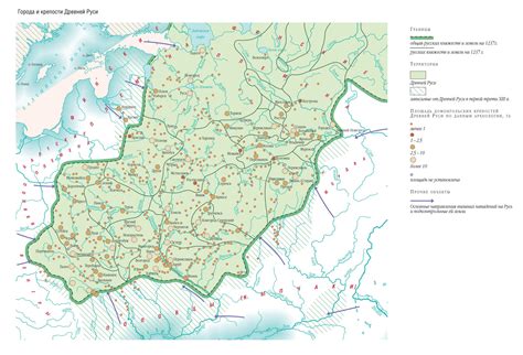 Карта россии 9 век