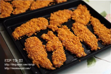 콘플레이크 치킨 커틀릿