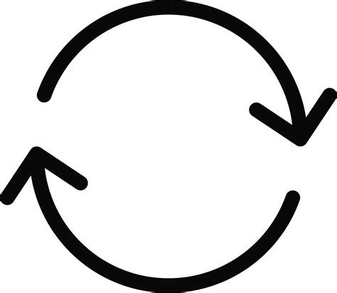 Reset Icon Png Rotation Icon Repeat Symbol Refresh Sign Circle Flat