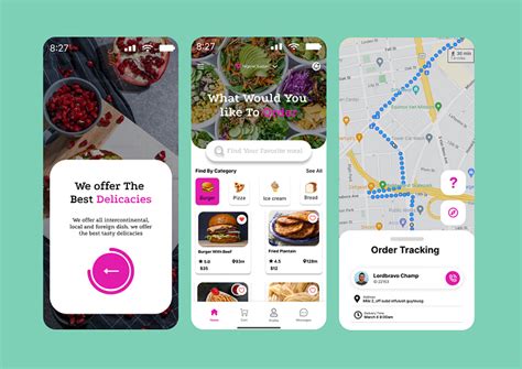 Food Mobile App Design By Abiona Olawale On Dribbble