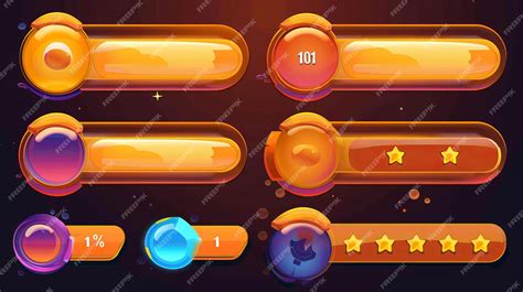 Premium Photo A Progress Bar For A Game Interface Is Shown