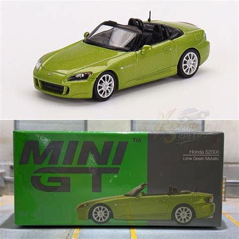 Mini Gt Honda S2000 Ap2 Lime Green Metallic Shopee Thailand