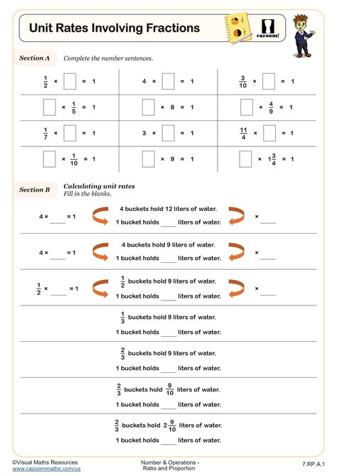 Comparing Unit Fractions Worksheet Comparing And Ordering Unit
