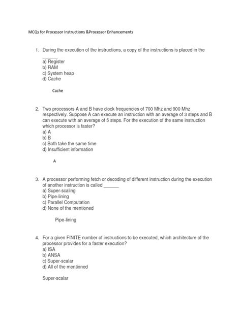 Mcqs For Ldco Unit V Pdf Central Processing Unit Computer Science