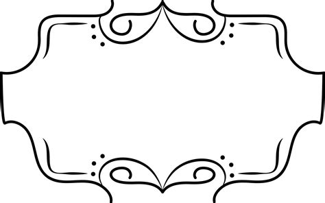 Black Ornamental Frame Element 22405146 Vector Art At Vecteezy