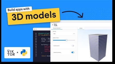How To Build Simple 3D Modelling Apps In Python VIKTOR Tutorial YouTube