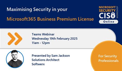 Microsoft365 Cybersecurity Cisoseries Softwerx