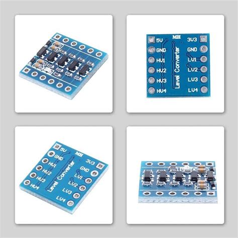 10Pcs 4 Channel IIC I2C Logic Level Converter Bidirectional Module 3 3V To 5V Shifter For