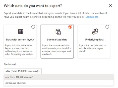 Solved Re Export Visualization As Csv Microsoft Fabric Community