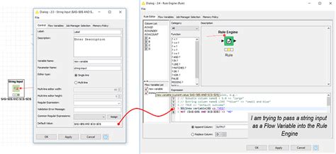 string flow variable and rule engine knime analytics platform knime community forum
