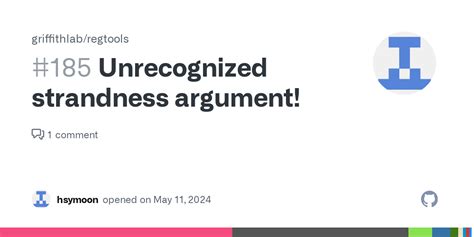 unrecognized strandness argument · issue 185 · griffithlab regtools · github