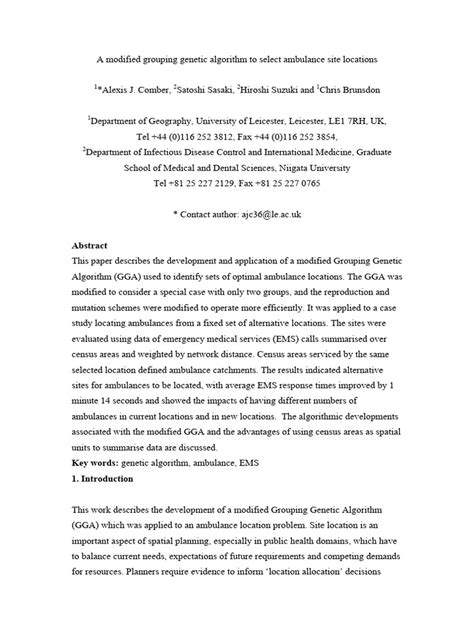 Cb Modified Grouping Pdf Mathematical Optimization Genetic Algorithm