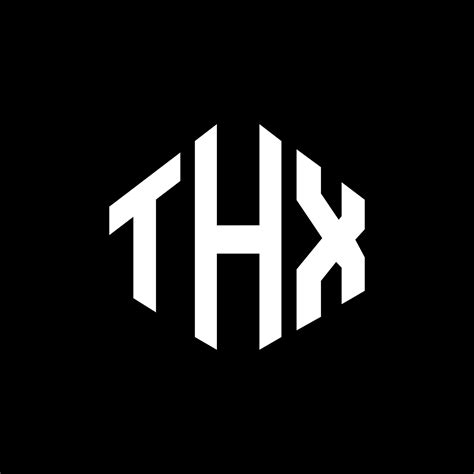 Thx Letter Logo Design With Polygon Shape Thx Polygon And Cube Shape
