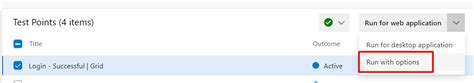 Executing A Testcase With Other Options In Azure Testplan Azuredevops Guide