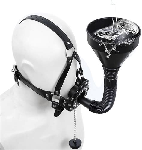 Kutocesy Bondage Gear Accessories With Funnel Gag Leather
