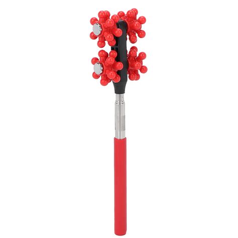 Telescopic Massage Roller Adjustable Length Soft Rubber Handle 360