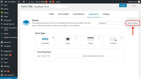 How To Style Contact Forms In WordPress 10Web Help Center
