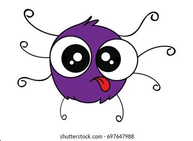 Cute Spider Teasing Vector Illustration Isolated Stock Vector Royalty