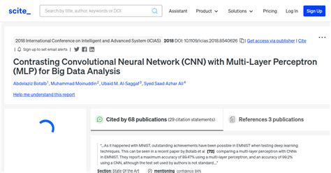 Contrasting Convolutional Neural Network Cnn With Multi Layer Perceptron Mlp For Big Data