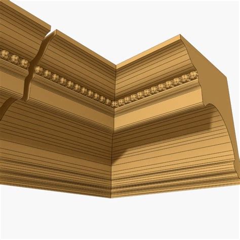 Карниз Молдинг 027 3D Модель $3 - .3ds .dxf .max .obj - Free3D