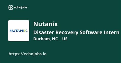 Nutanix Is Hiring Disaster Recovery Software Intern C And Python